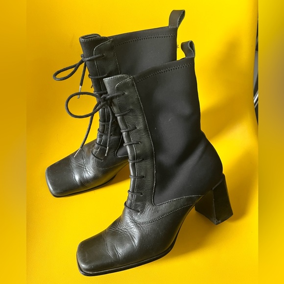 me too | Shoes | 65 Me Too Funky Steampunk Pirate Granny Boots Odd Unique Costume Rare Find Bebe ...